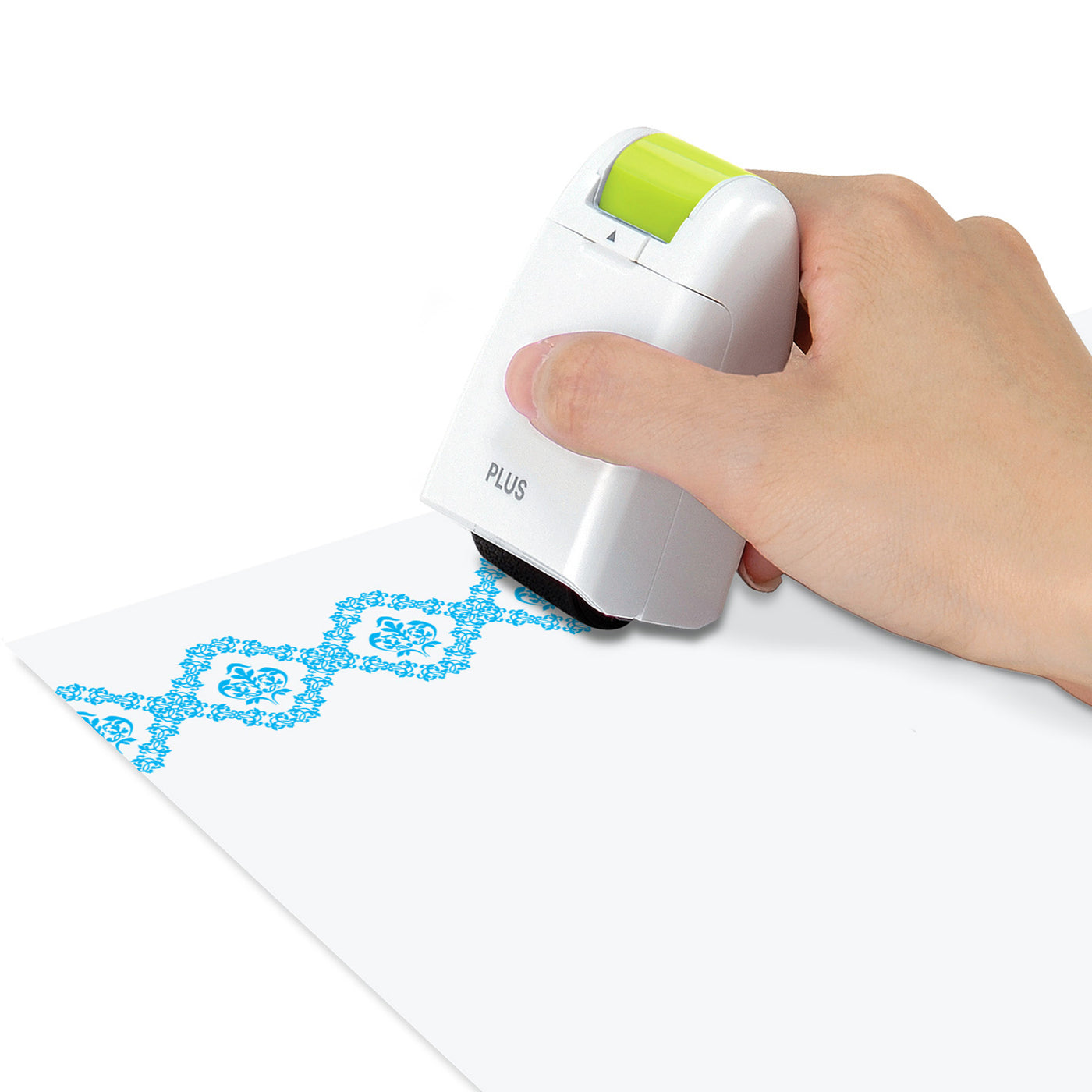 PLUS Deco Roller Full Set – Self-Inking Craft Stamp Applicator with ...