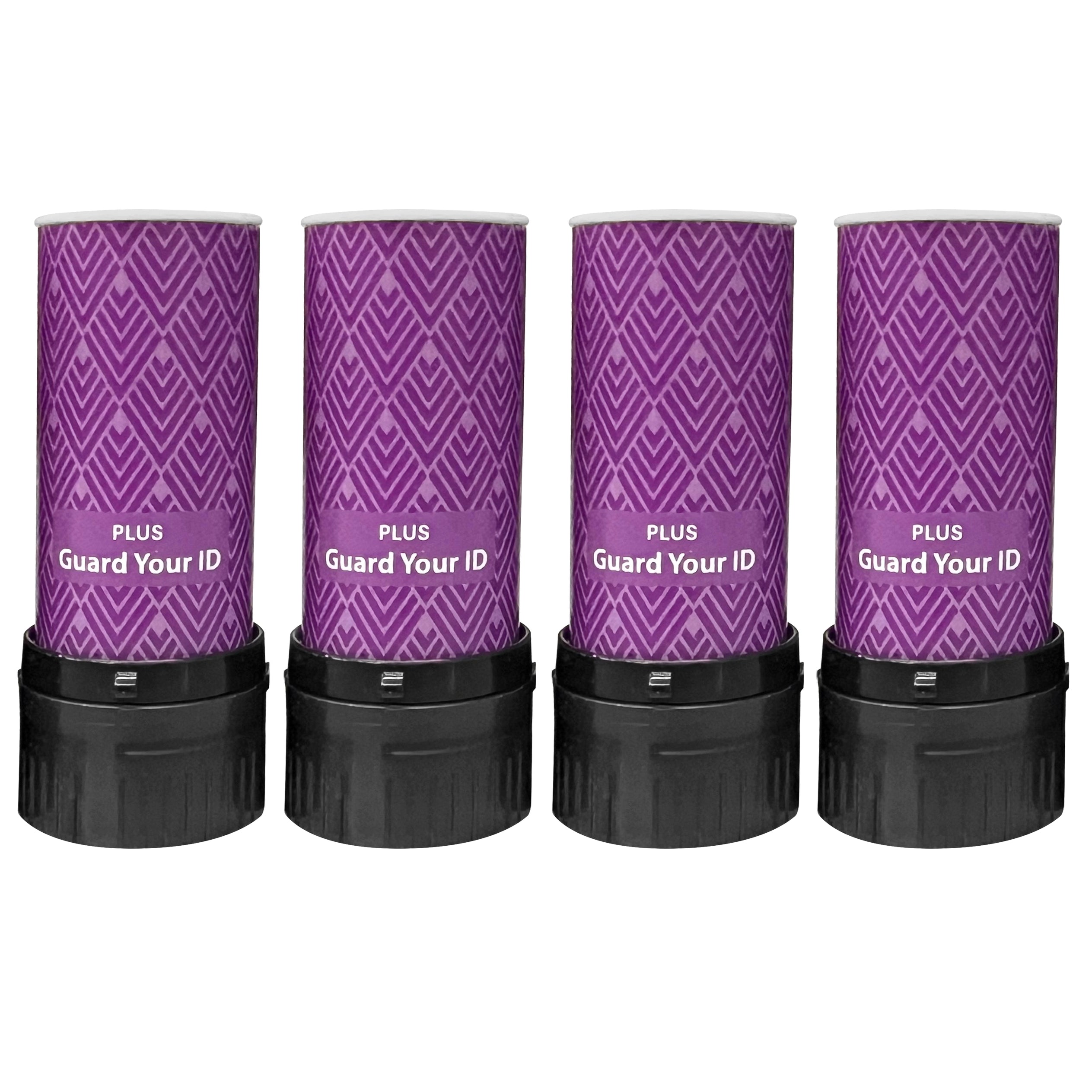 Guard Your ID Slim Eco-Friendly Roller 4-Pack | Privacy Protection ...