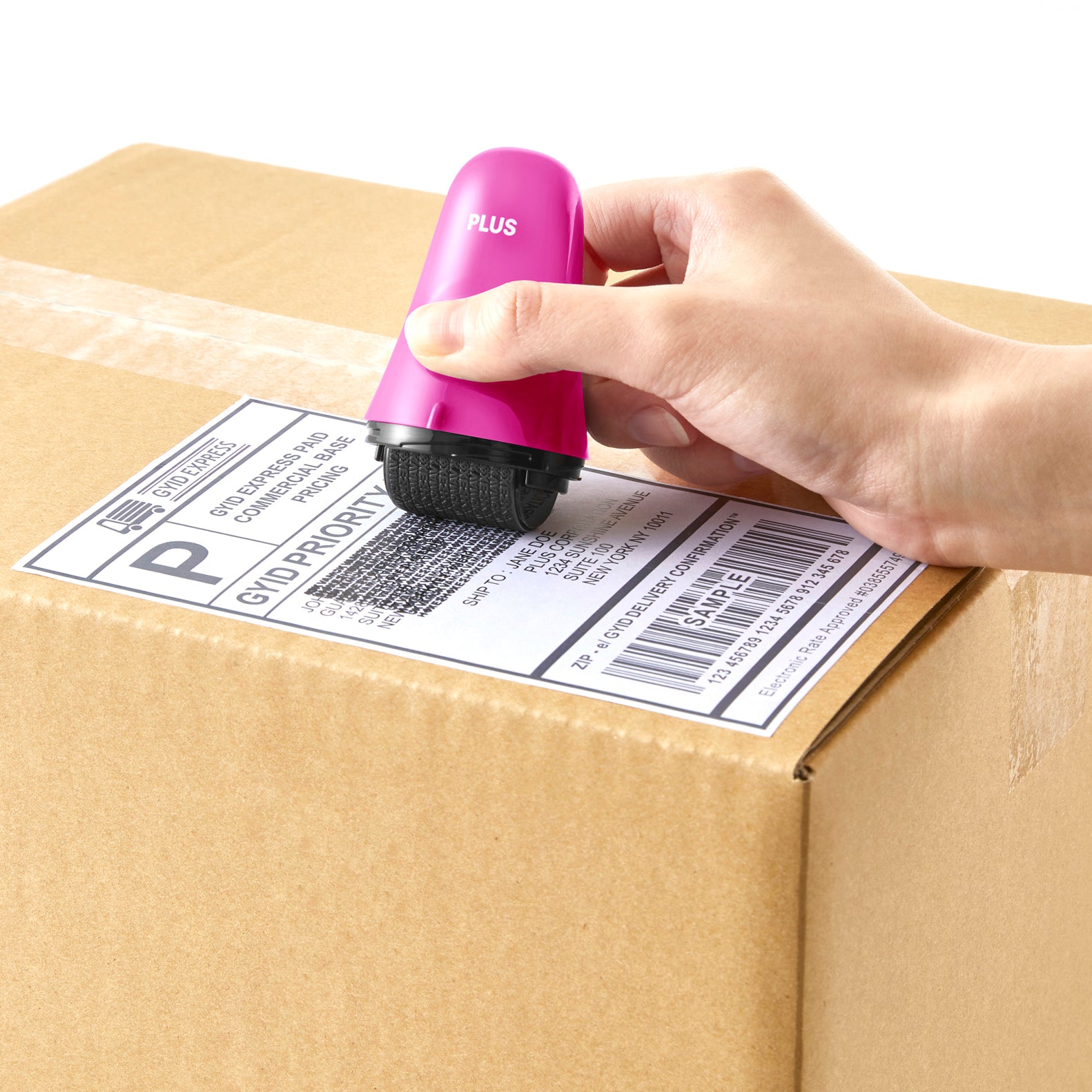 ID Defender Large Premium Stamp 3-Pack Roller Kit — Guard Your ID