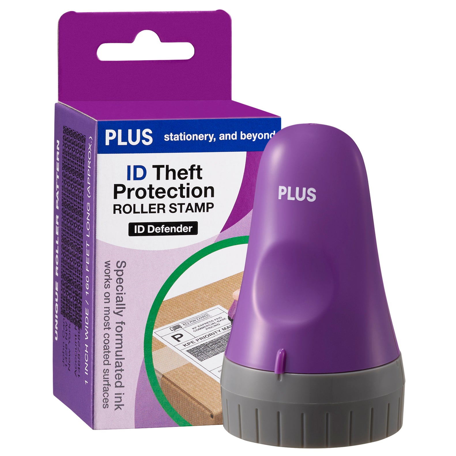 ID Defender Large Premium Stamp 3-Pack Roller Kit — Guard Your ID