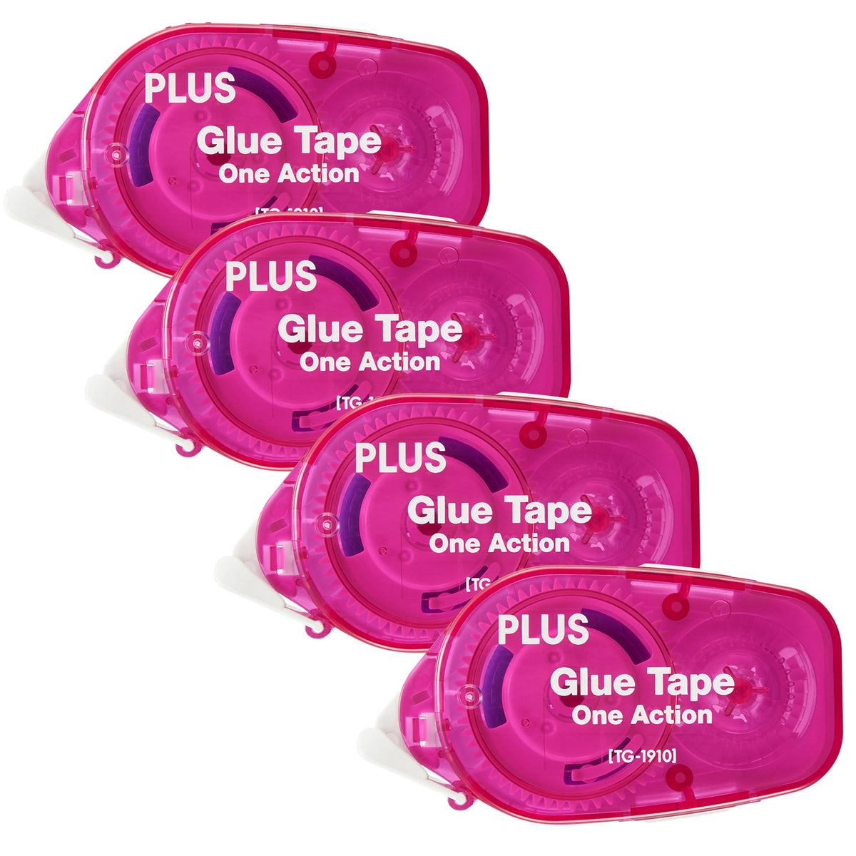 PLUS Permanent Glue Tape One Action 1910 – 4 Pack — Guard Your ID