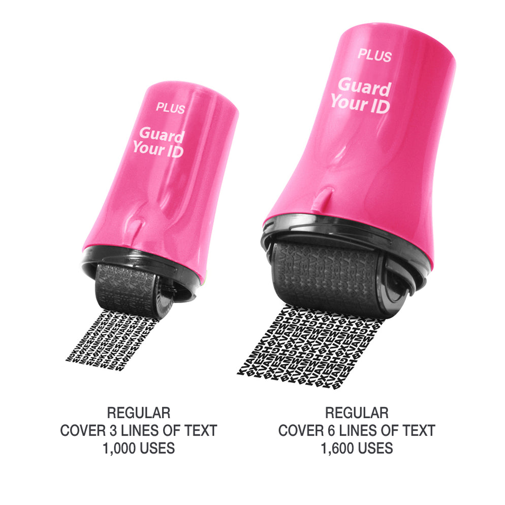 Guard Your ID WIDE Advanced Roller 4-Pack – Extra-Wide Privacy Stamp ...