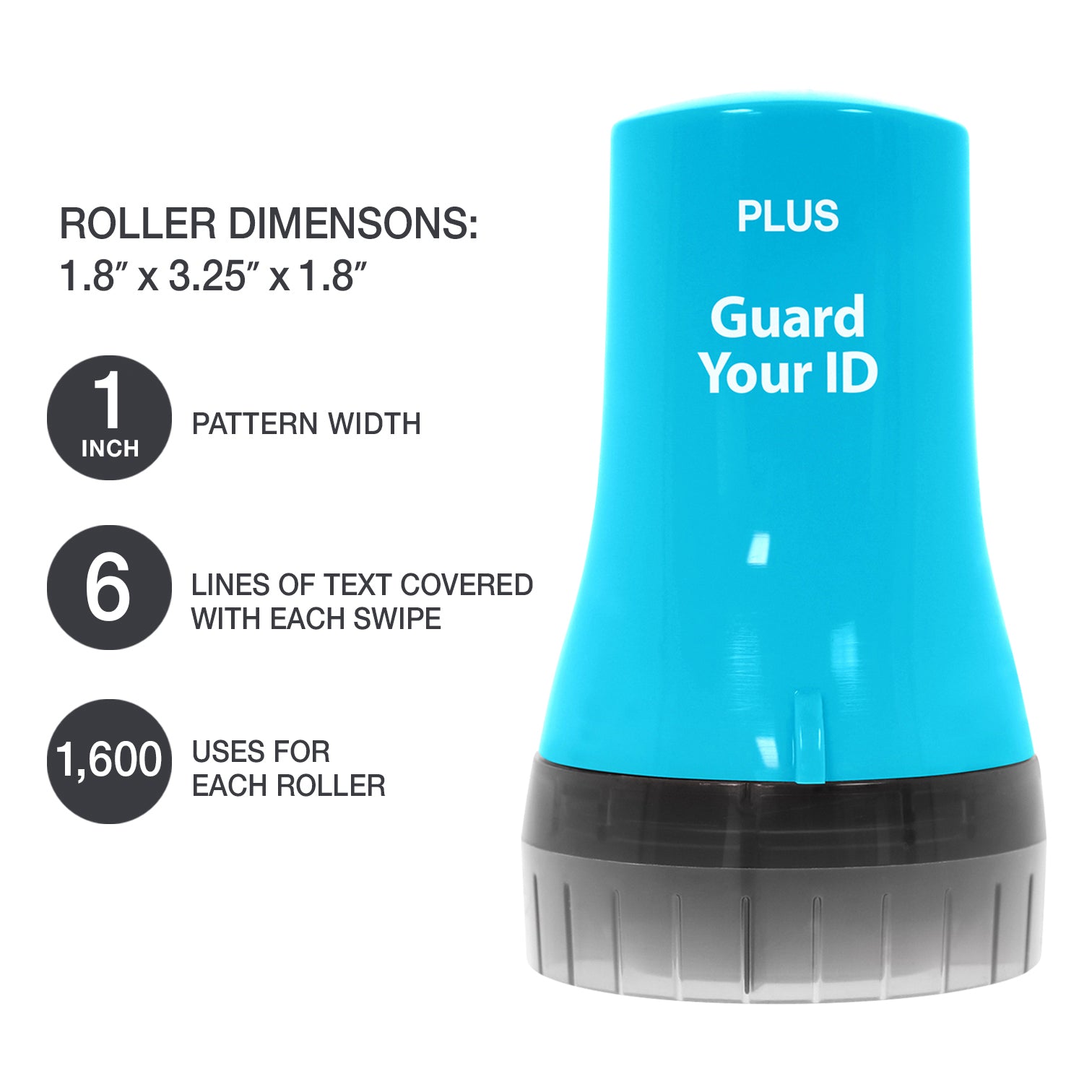Guard Your ID WIDE Advanced 2.0 Identity Masking Security Roller 2-Pack