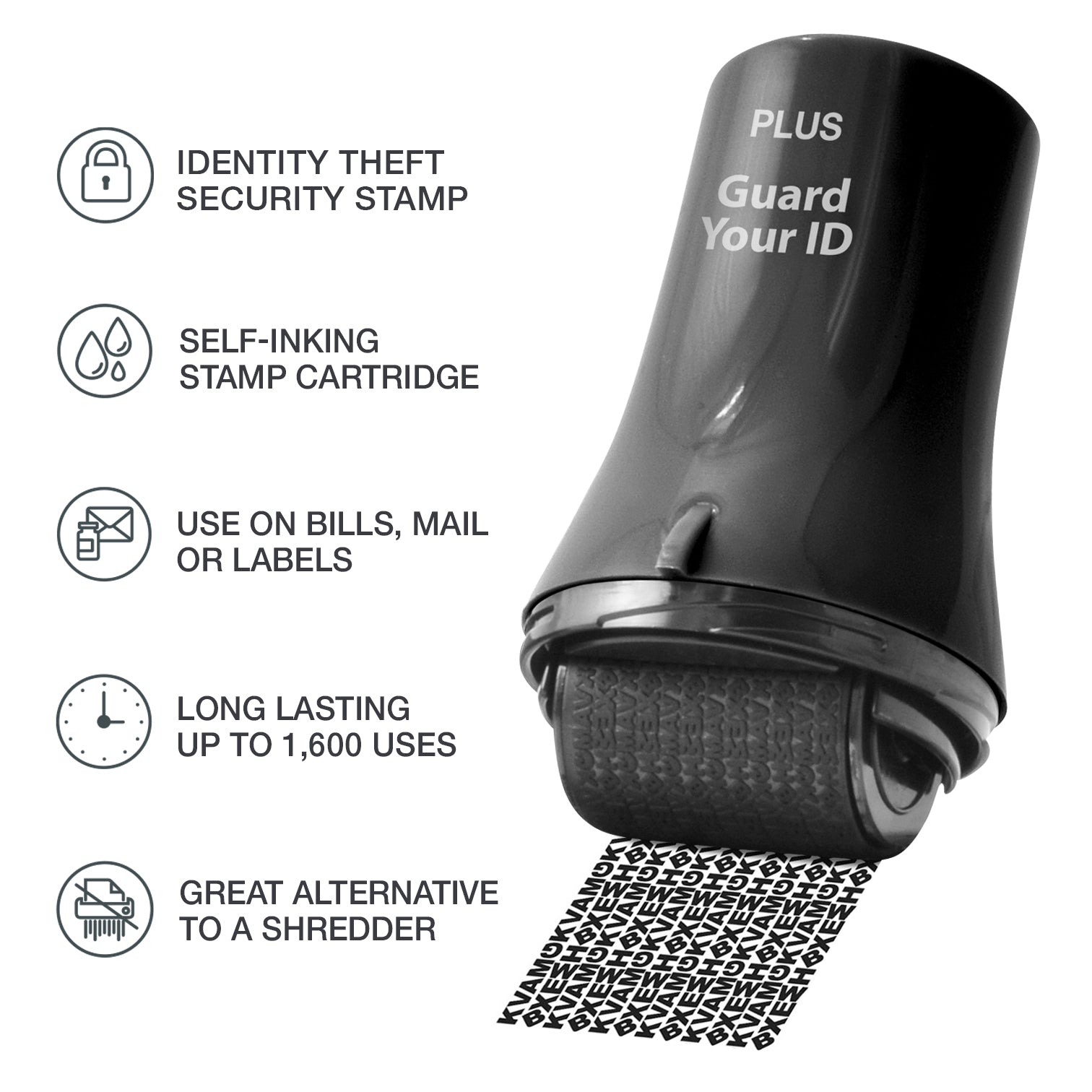 Guard Your ID WIDE Advanced 2.0 Identity Masking Security Roller 2-Pack ...