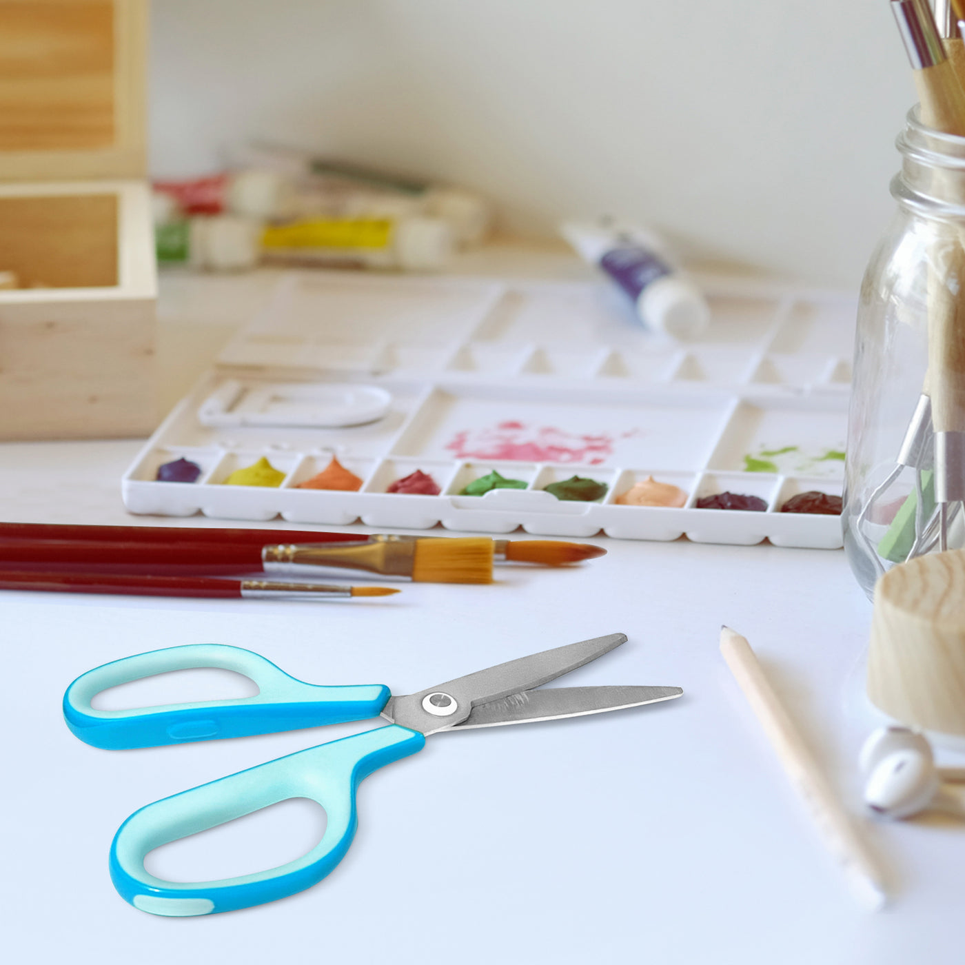 Small Curved Blade Scissors — Guard Your ID