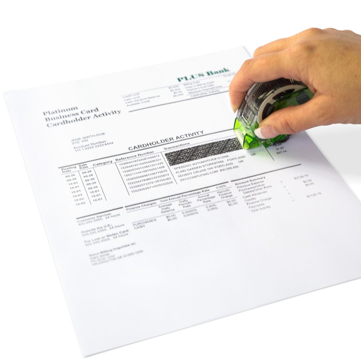 Guard Your ID Confidential Identity Protection Privacy Dual Defense Tape