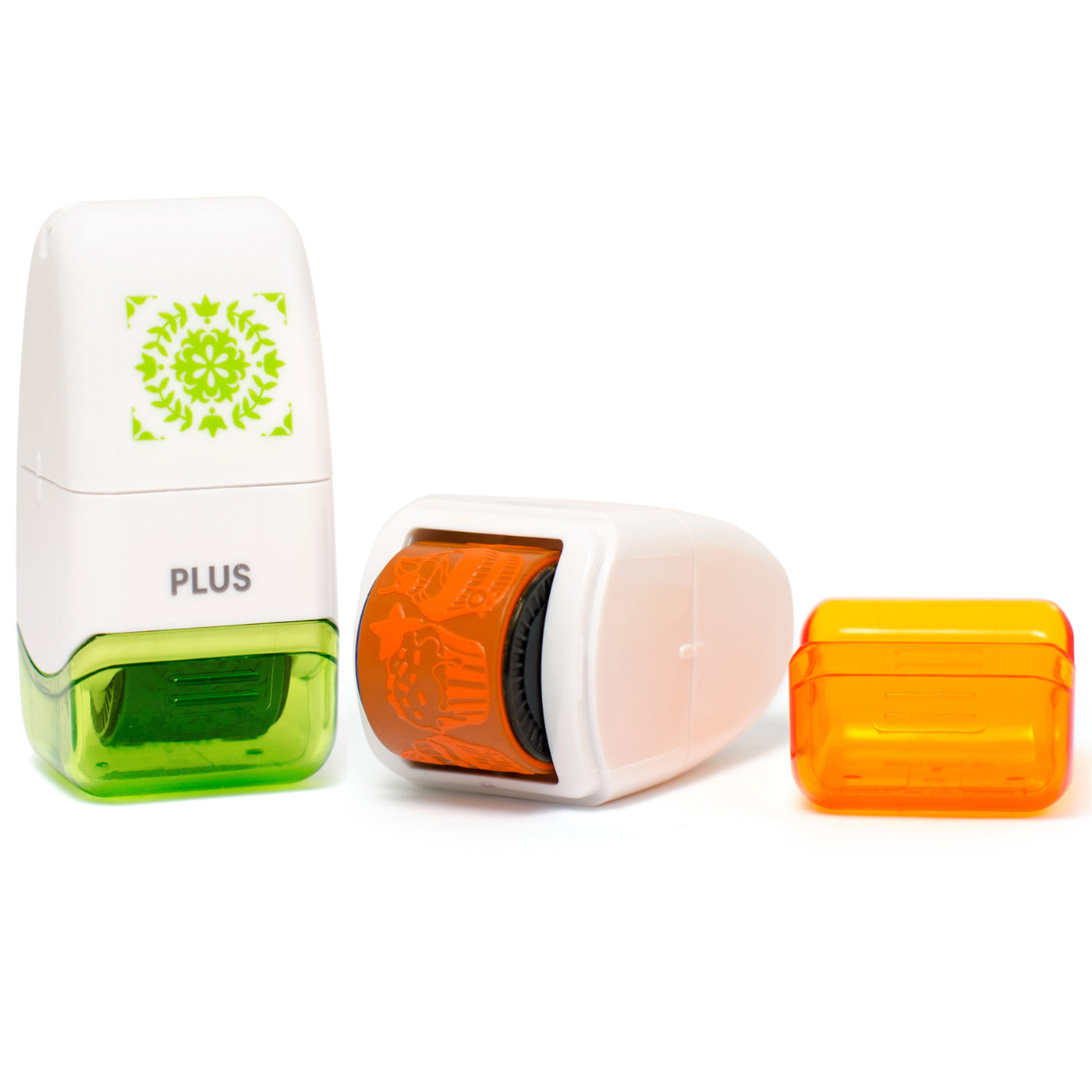 PLUS Deco Mini Roller 4-Pack | Self-Inking Decorative Stamp Rollers ...