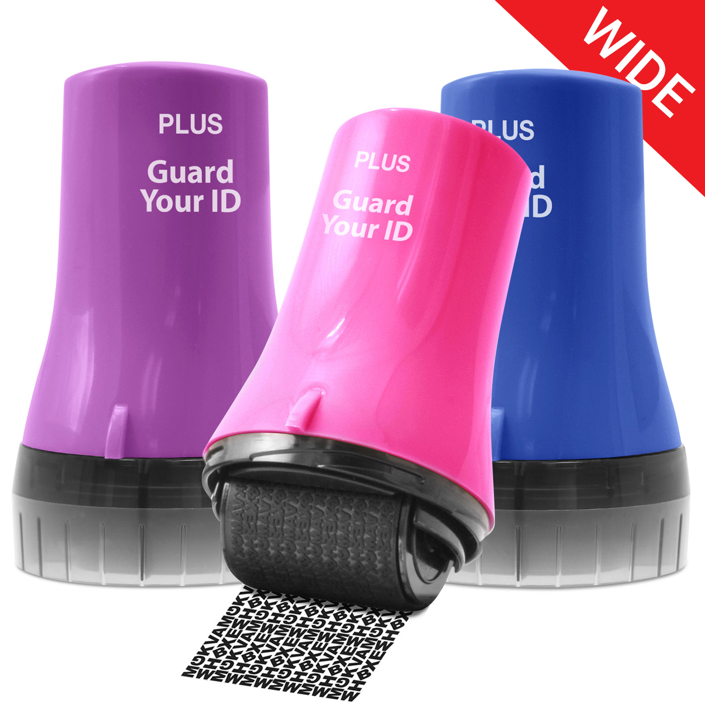 Guard Your ID WIDE Advanced 2.0 Identity Masking Security Roller 2-Pack