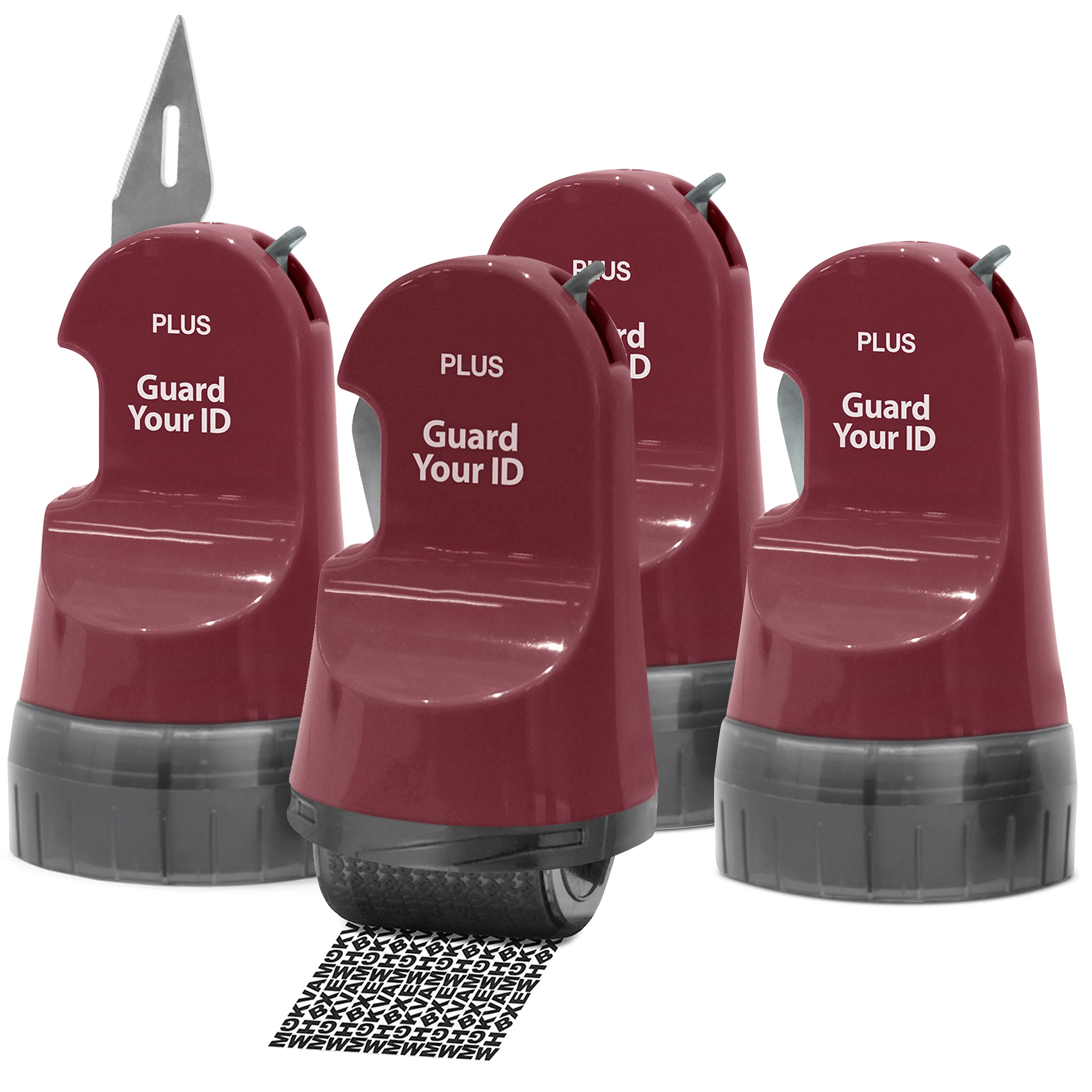 Guard Your ID 3-in-1 WIDE Roller 4-Pack | Privacy Stamp — PLUS ...