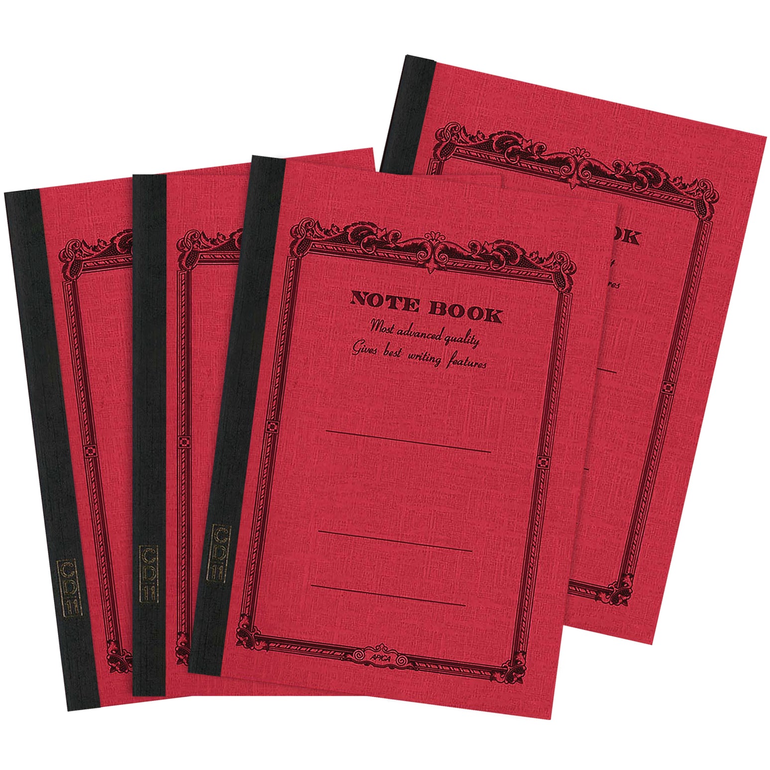 Apica B5 Notebooks - 4 Pack — Guard Your ID