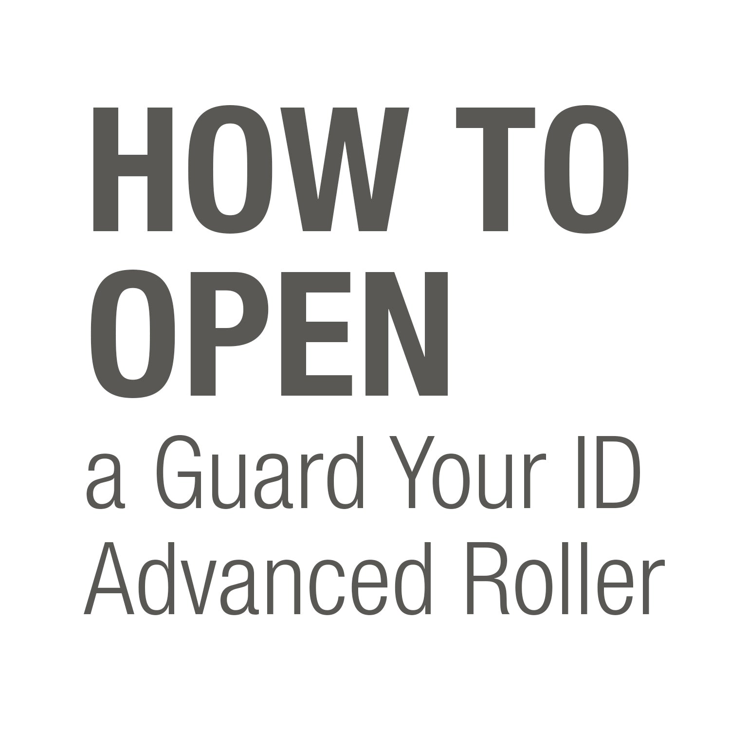 Identity Protection Roller 4-Pack – Regular & Wide | Guard Your ID ...